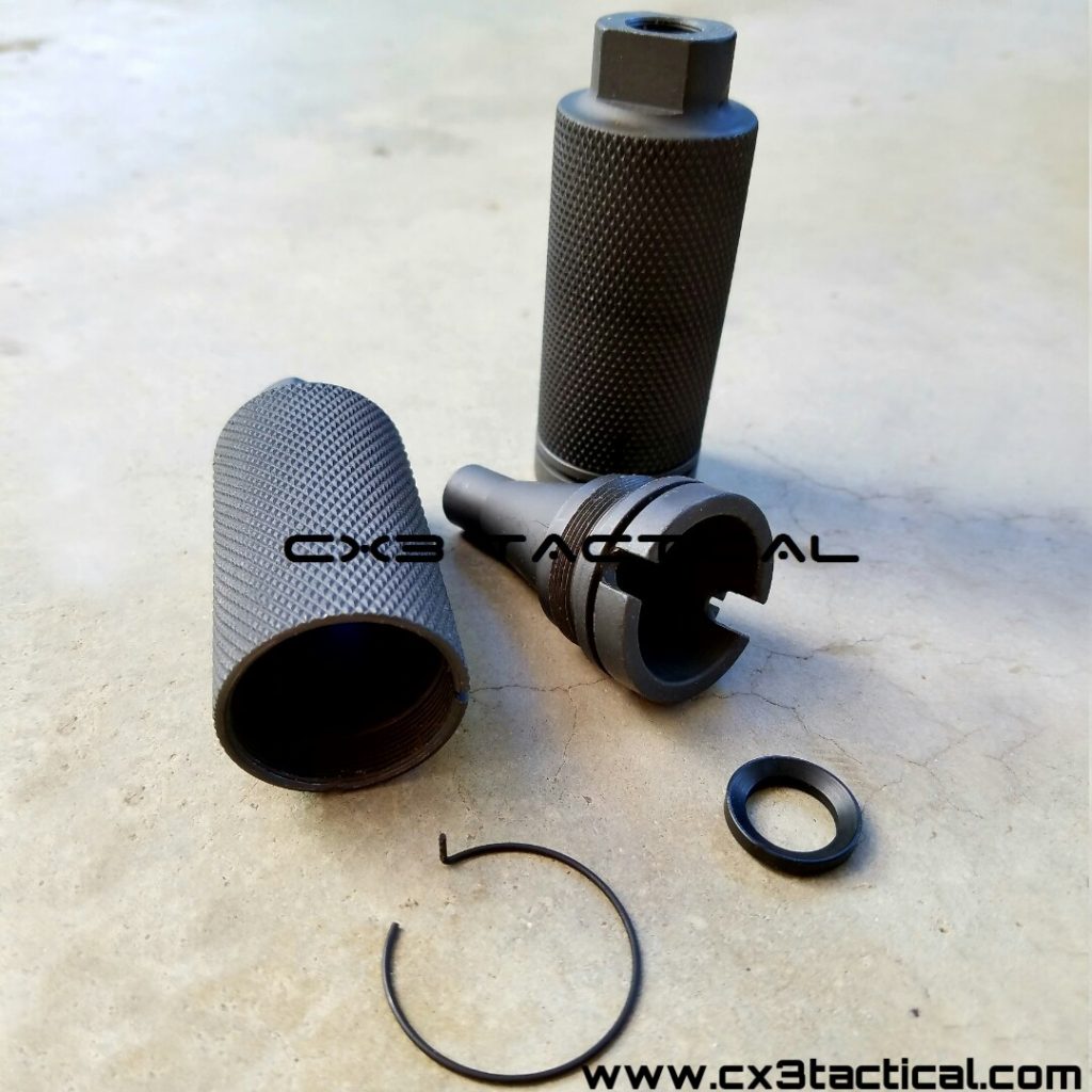 .300 AAC Blackout Muzzle Brake Can Compensator 5/8-24 3% Flag With ...