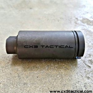 .223 / 5.56 Smooth Finish Krinkov Muzzle Brake Can 2 Canister Cone 1/2 ...