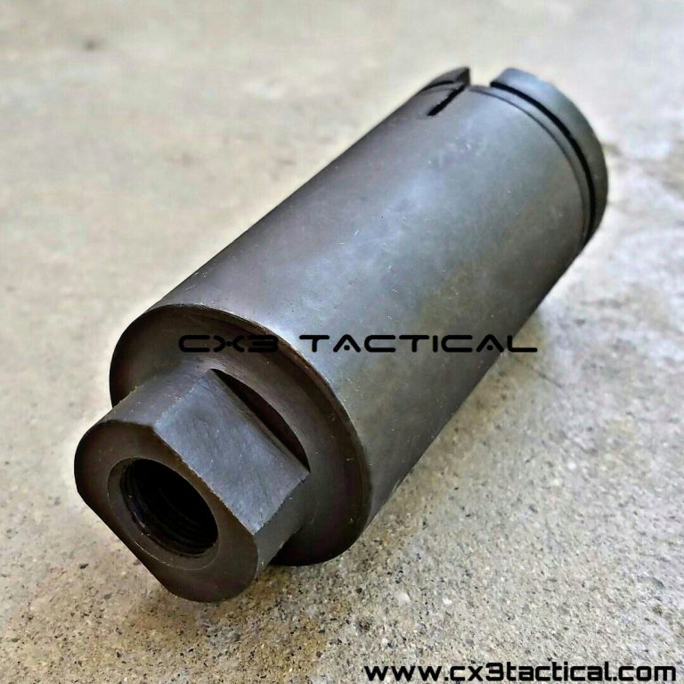 .223 / 5.56 Smooth Finish Krinkov Muzzle Brake Can 2 Canister Cone 1/2 ...