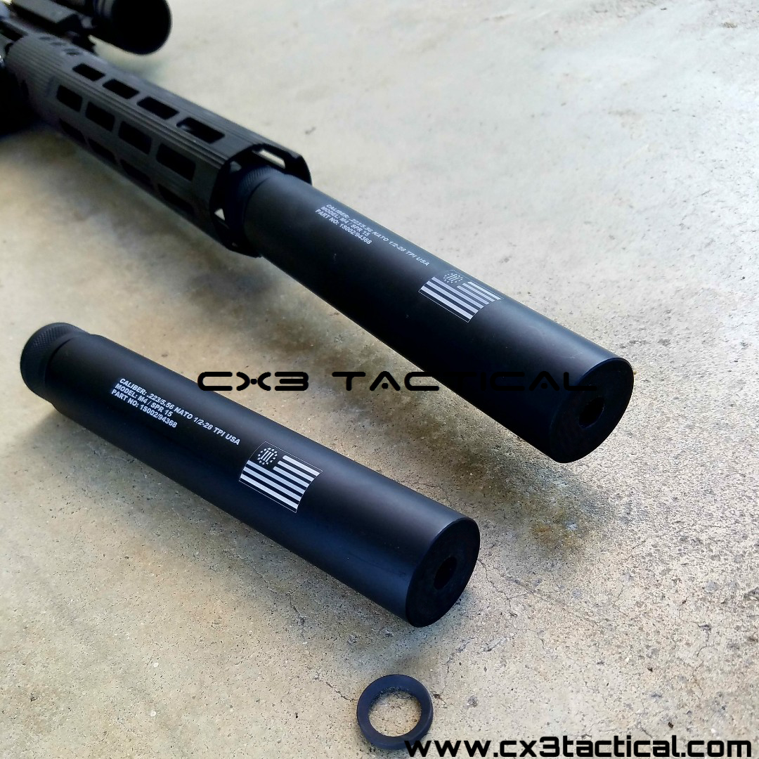 1/2x28 Muzzle Brake For 22 Rifle 350 Legend Tanker Muzzle Brake 1/2x28 ...