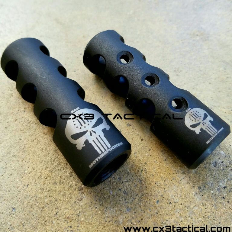 9mm Muzzle Brake Compensator Comp Flash Can 9 mm 1/2-28 TPI 1/2x28 9 ...