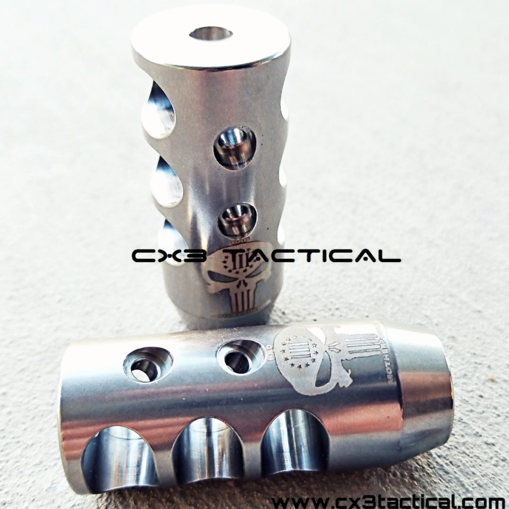 .308 Muzzle Brake 7.62x51 Compensator Comp Punisher 5/8-24 TPI ...