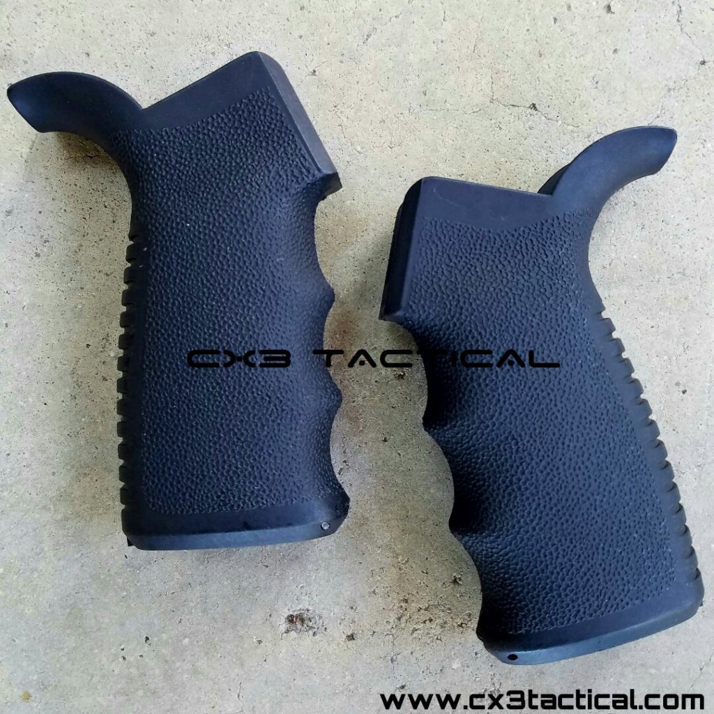 Black Pistol Grip Ergonomic Tactical Rifle Pistol Grip Stippled Storage ...
