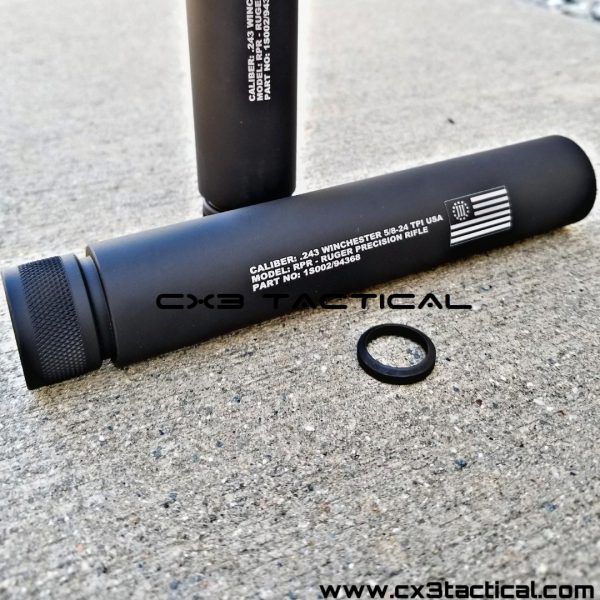 RPR Ruger Precision Rifle .243 Winchester Muzzle Brake Can 5/8-24 Comp ...