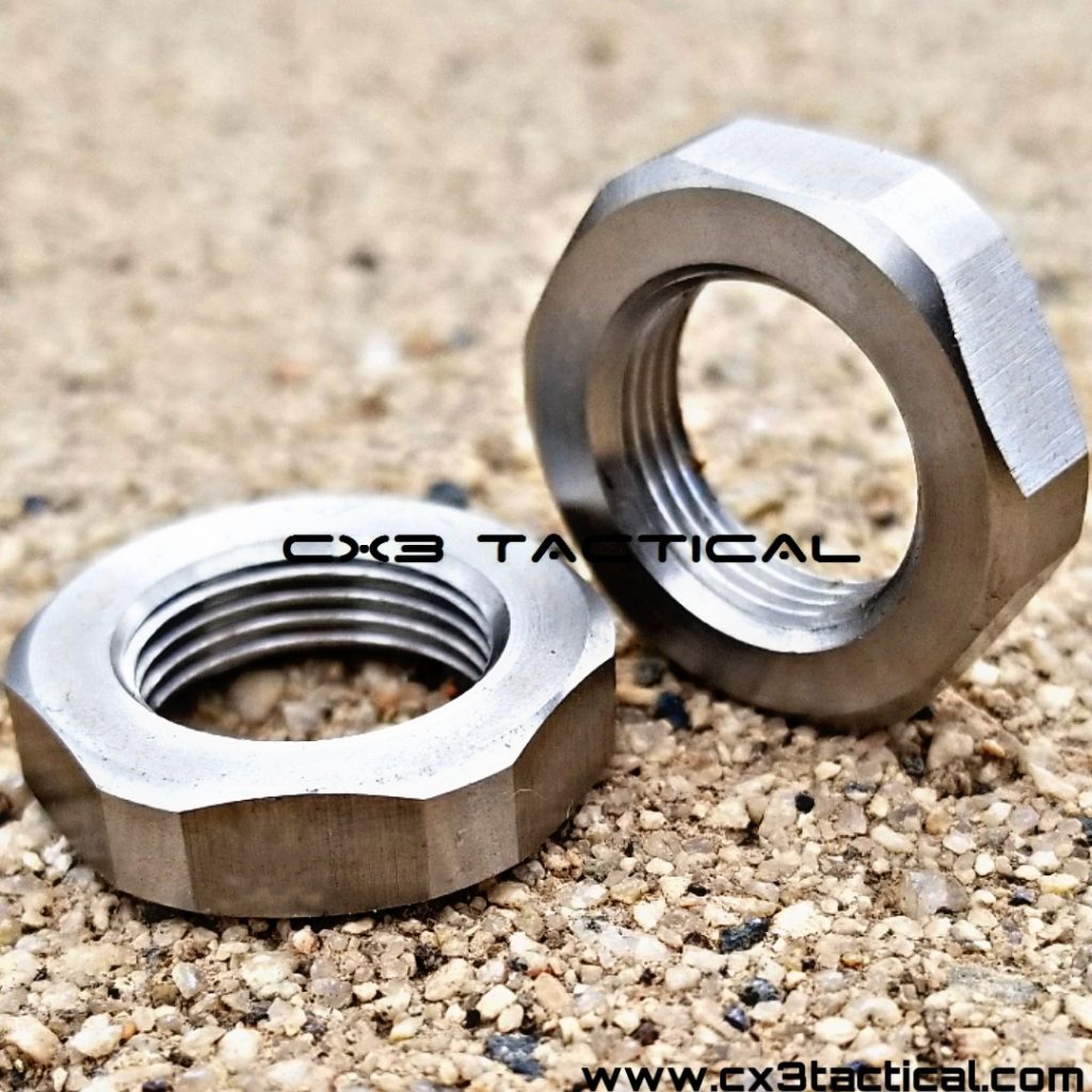 Stainless Steel Jam Nut Washer Pack of 3 For 223 556 Muzzle Brake ...