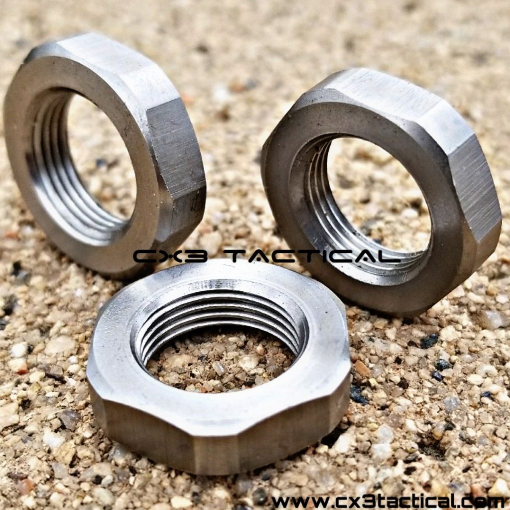 Stainless Steel Jam Nut Washer Pack of 3 For 223 556 Muzzle Brake ...