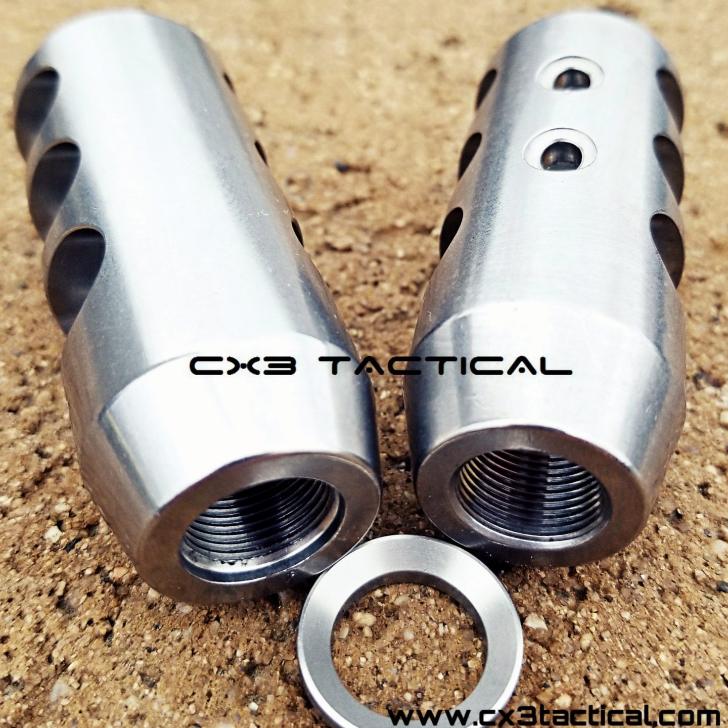 Ruger 10/22 Stainless Steel Muzzle Brake Compensator Ruger 1022 Charger ...