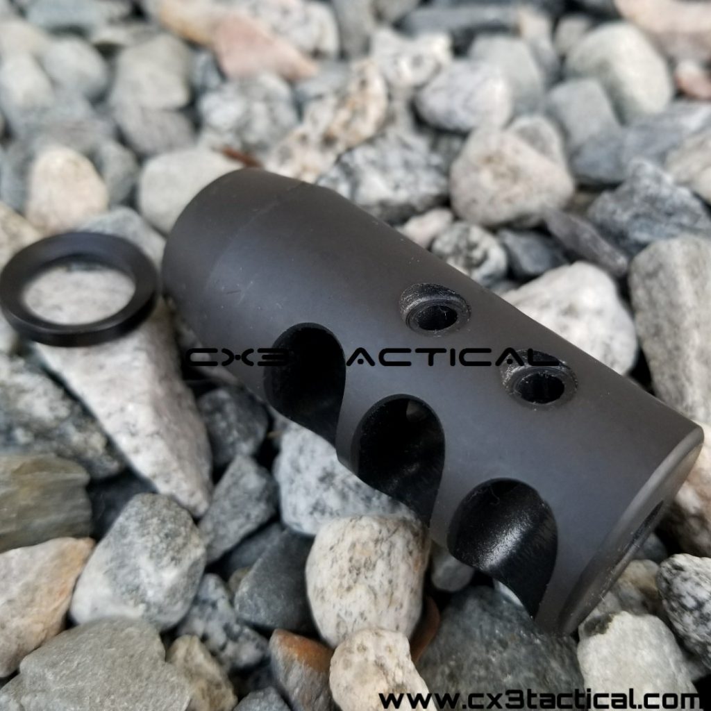 .223 5.56 Muzzle Brake Competition Compensator 1/2-28 TPI Crush Washer ...