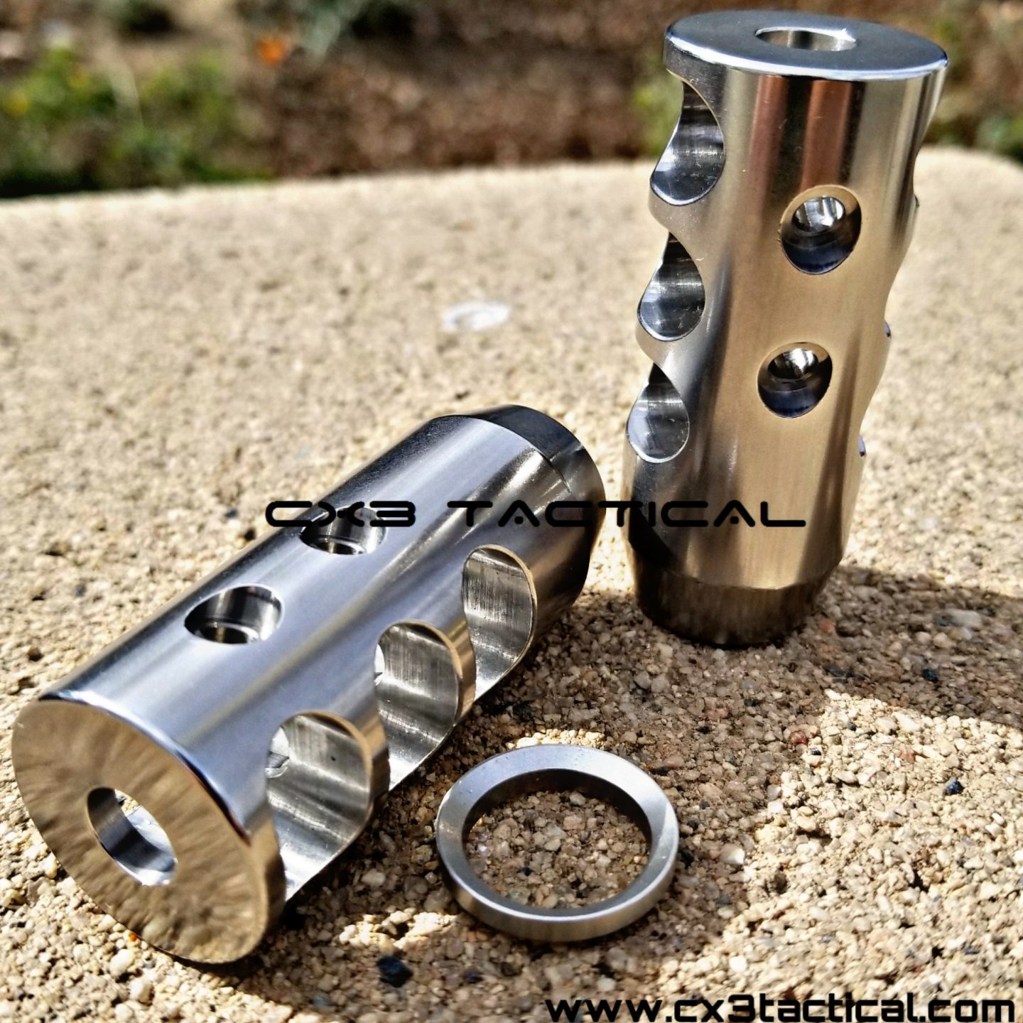 6.5 Creedmoor Stainless Steel Muzzle Brake Compensator Comp 5/8-24 ...