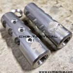 .243 Winchester Stainless Muzzle Brake Compensator Comp RPR 5/8-24 TPI ...