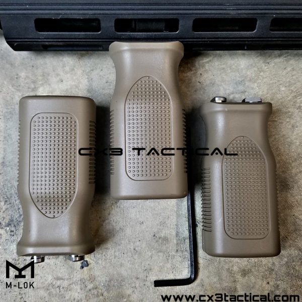 MLOK Foregrip M-LOK Fore Grip Tactical Grip For M LOK Handguard Knurled ...