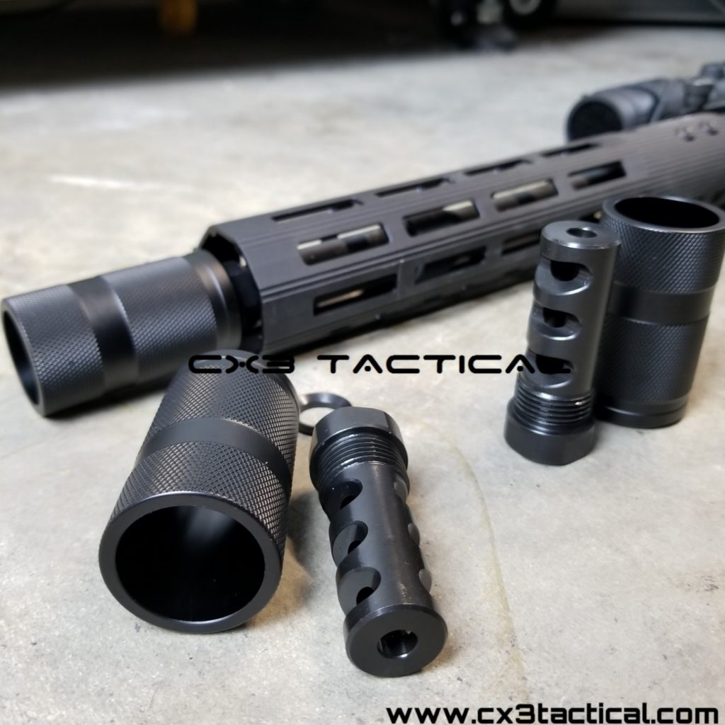 .17 HMR Muzzle Brake Compensator Ruger Precision Rimfire RPR .17 HMR 1/ ...