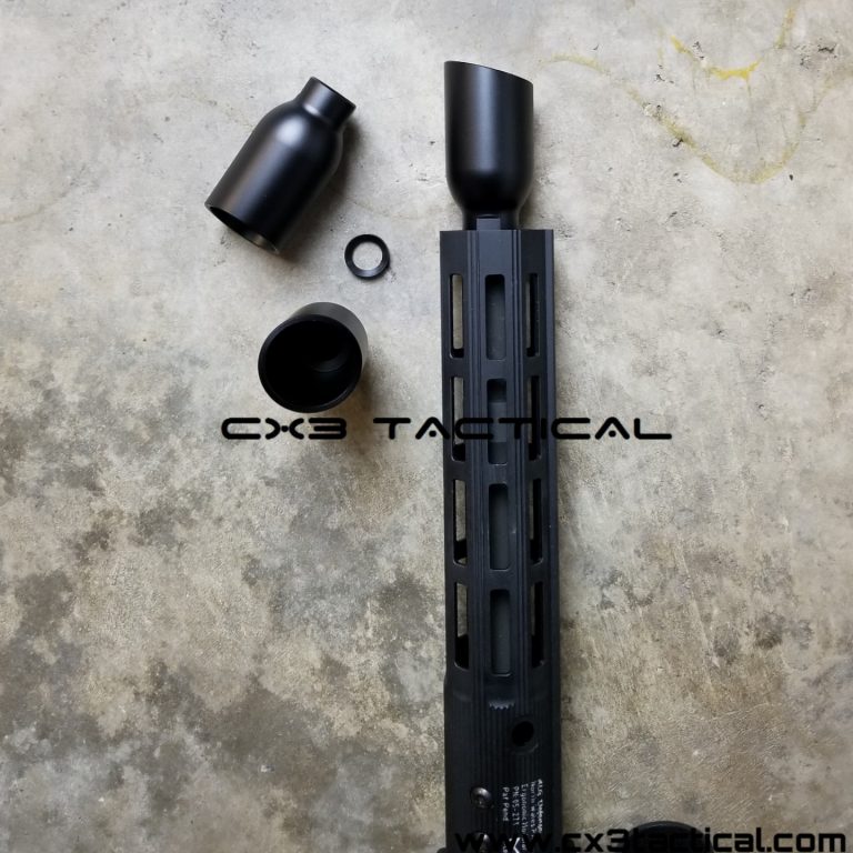 .308 Slant Muzzle Brake Compensator 5/8-24 TPI Slant Cut Comp 7.62x51 ...
