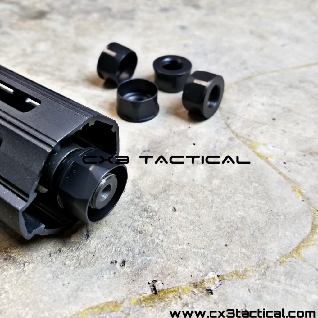 .223 / 5.56 Extra Long Muzzle Brake Compensator 1/2-28 TPI - CX3TACTICAL™