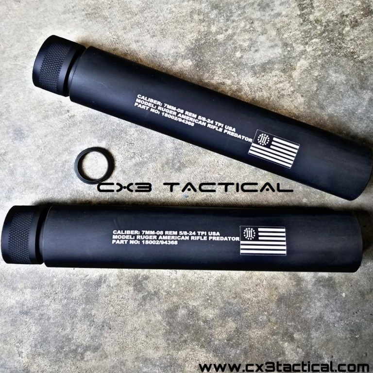 .243 Winchester Muzzle Brake Compensator 5/8-24 TPI - CX3TACTICAL™