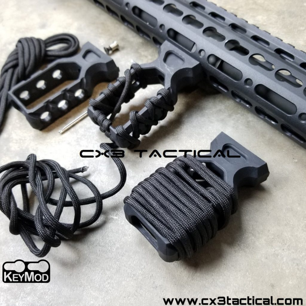 Keymod Grip Paracord Survival Foregrip For Key Mod Handguard Quadrail ...