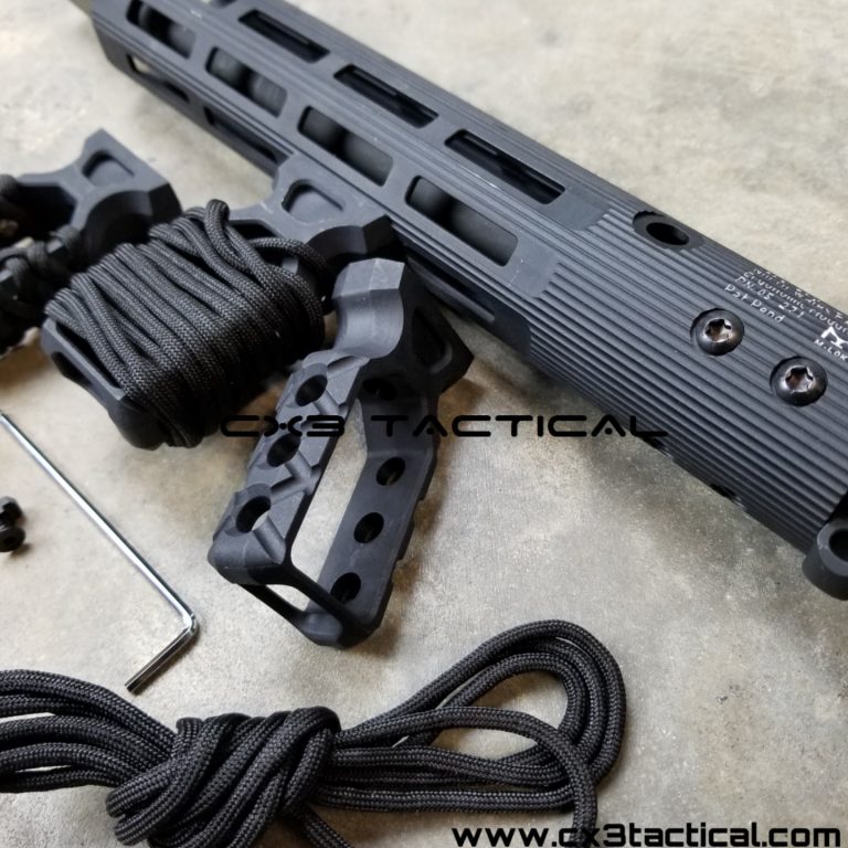 M-LOK Tactical ForeGrip Fore Grip Black Paracord Included For MLOK ...