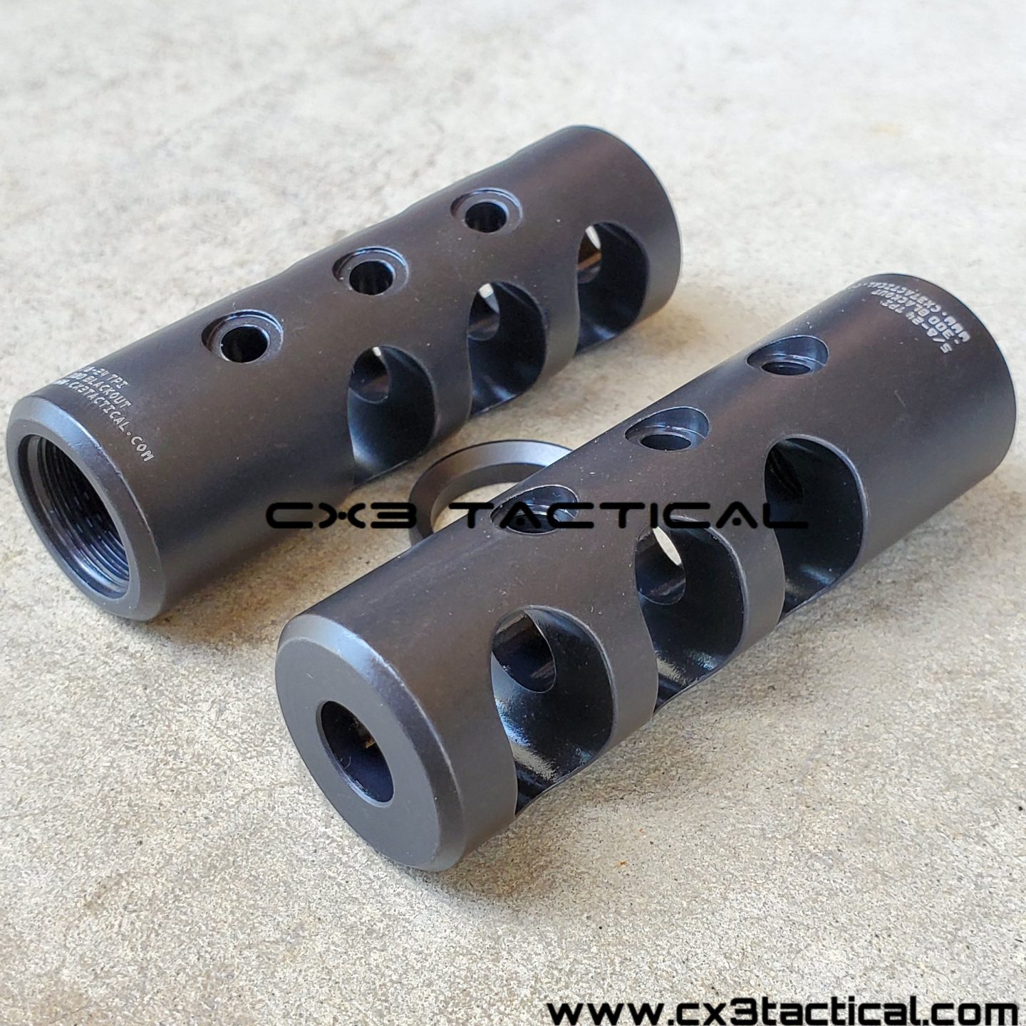 .300 Blackout Muzzle Brake Compensator Comp 5/8-24 TPI 5/8x24 Crush ...