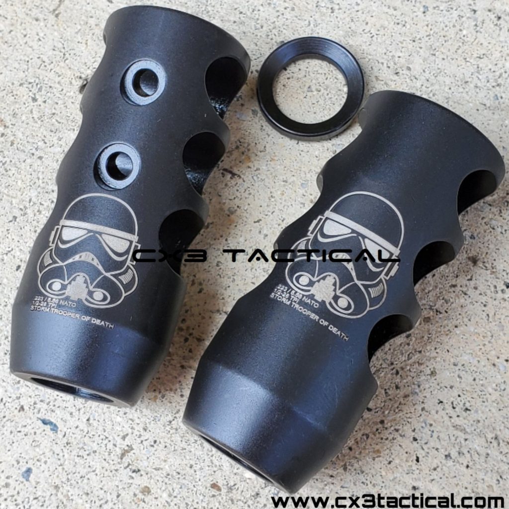 .17 HMR Muzzle Brake Compensator Ruger Precision Rimfire RPR .17 HMR 1/ ...