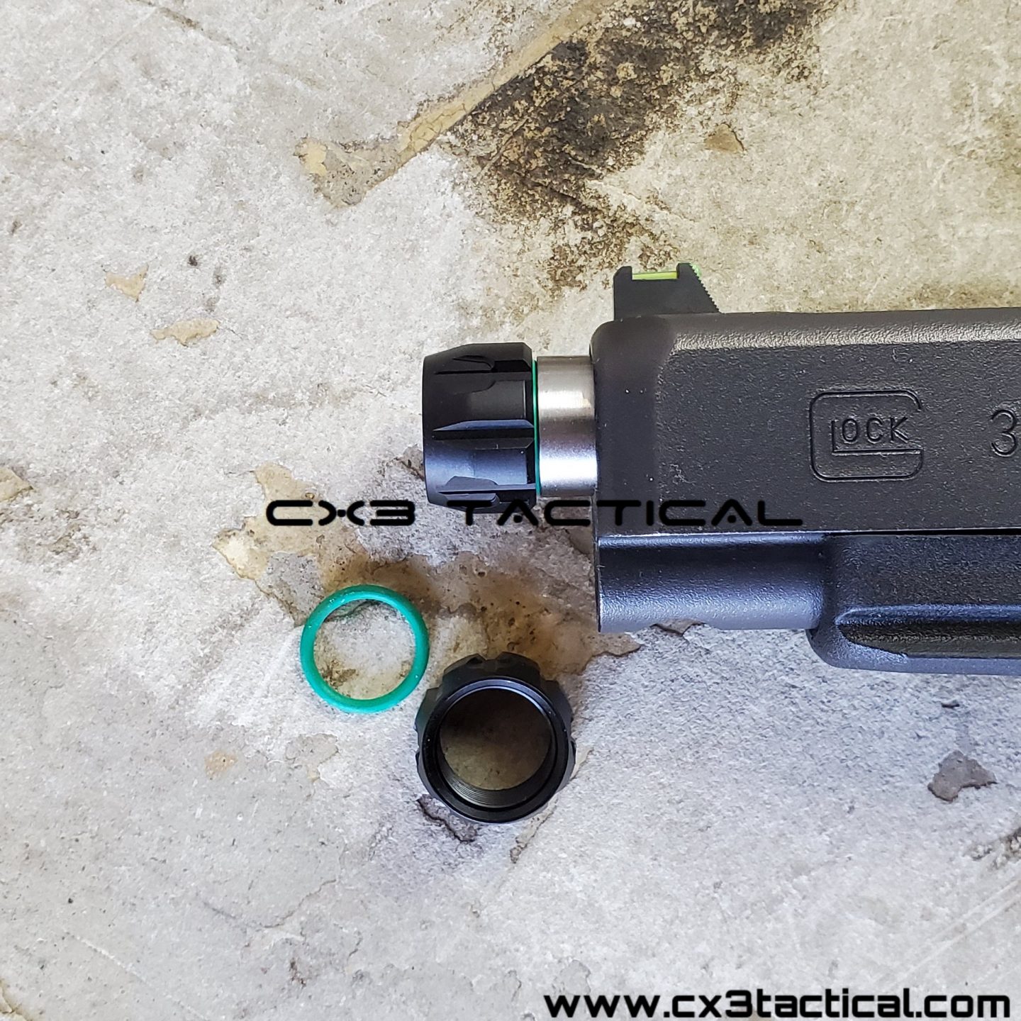 Glock Thread Protector 9mm 1/2-28 TPI Fluted Thread Protector Black ...