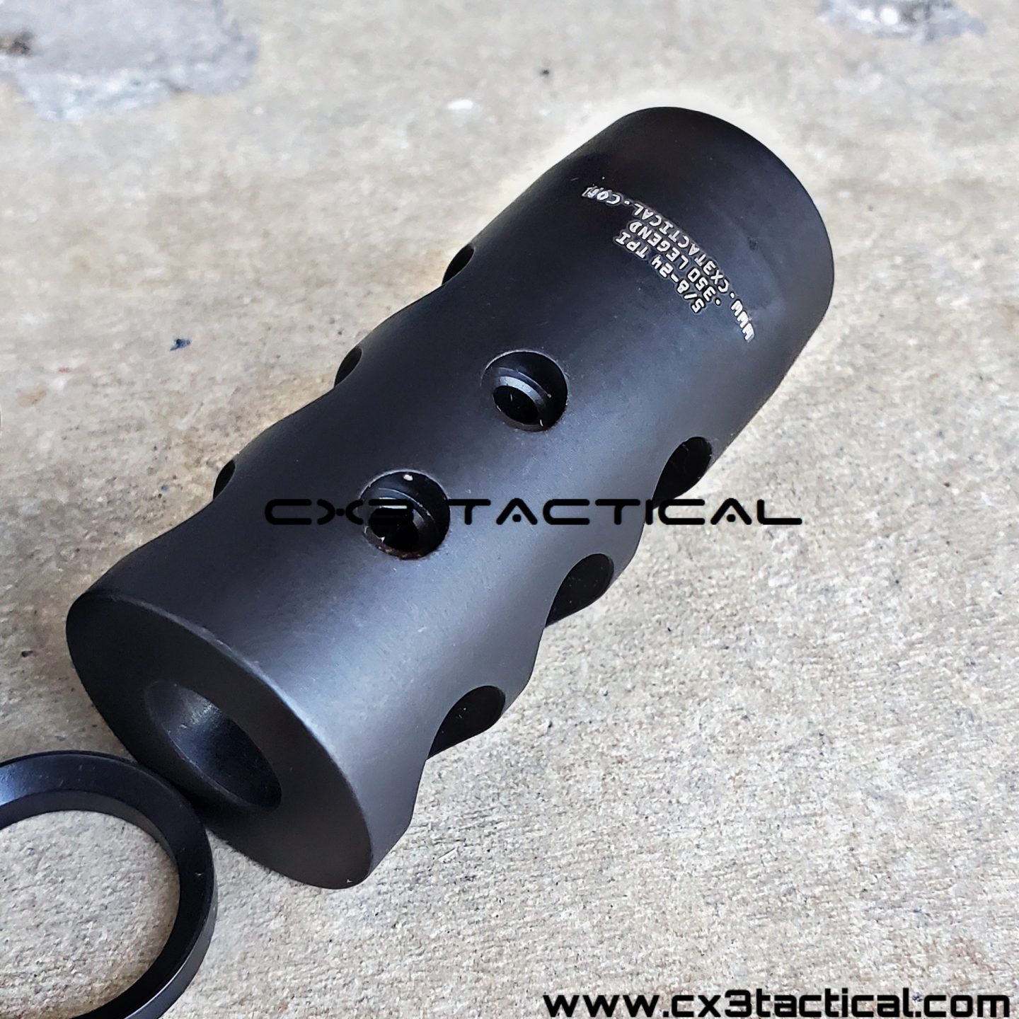 Ruger Mark IV Muzzle Brake 350 Legend Tanker Muzzle Brake 1/2x28 TPI ...