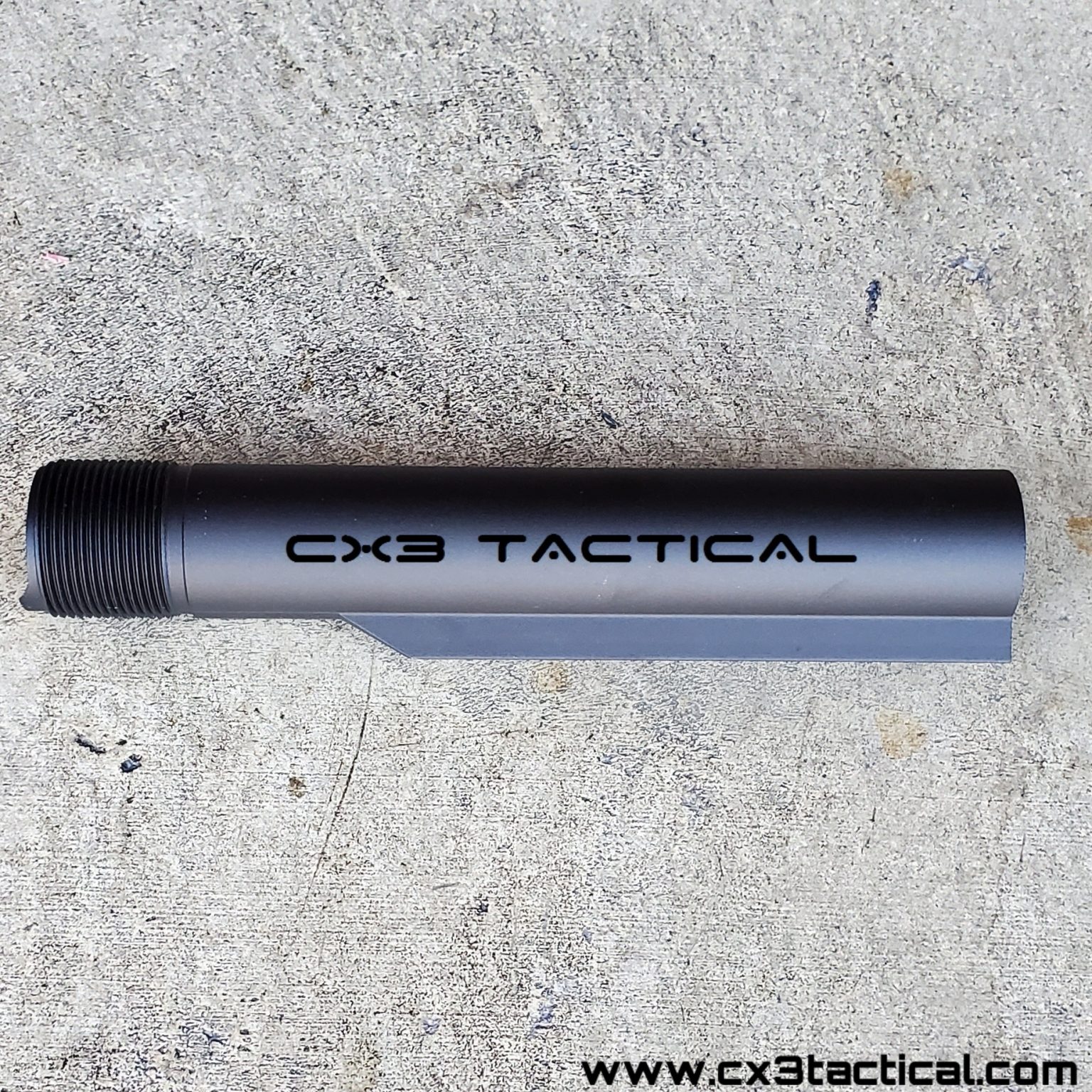 AR15 Milspec Buffer Tube T6-6061 6 Position - CX3TACTICAL™