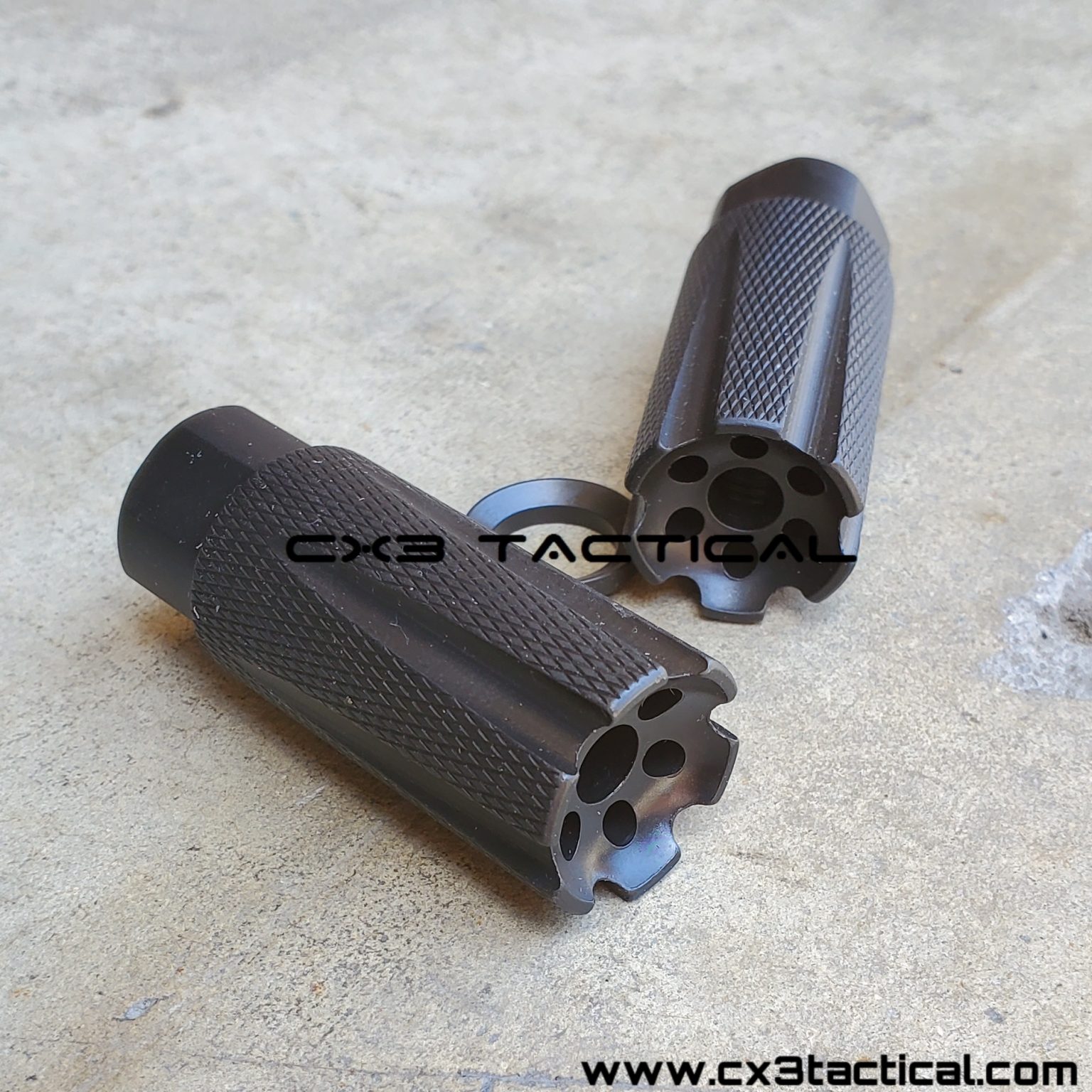 .300 AAC Blackout Linear Compensator Knurled Muzzle Brake Comp 5/8-24 ...