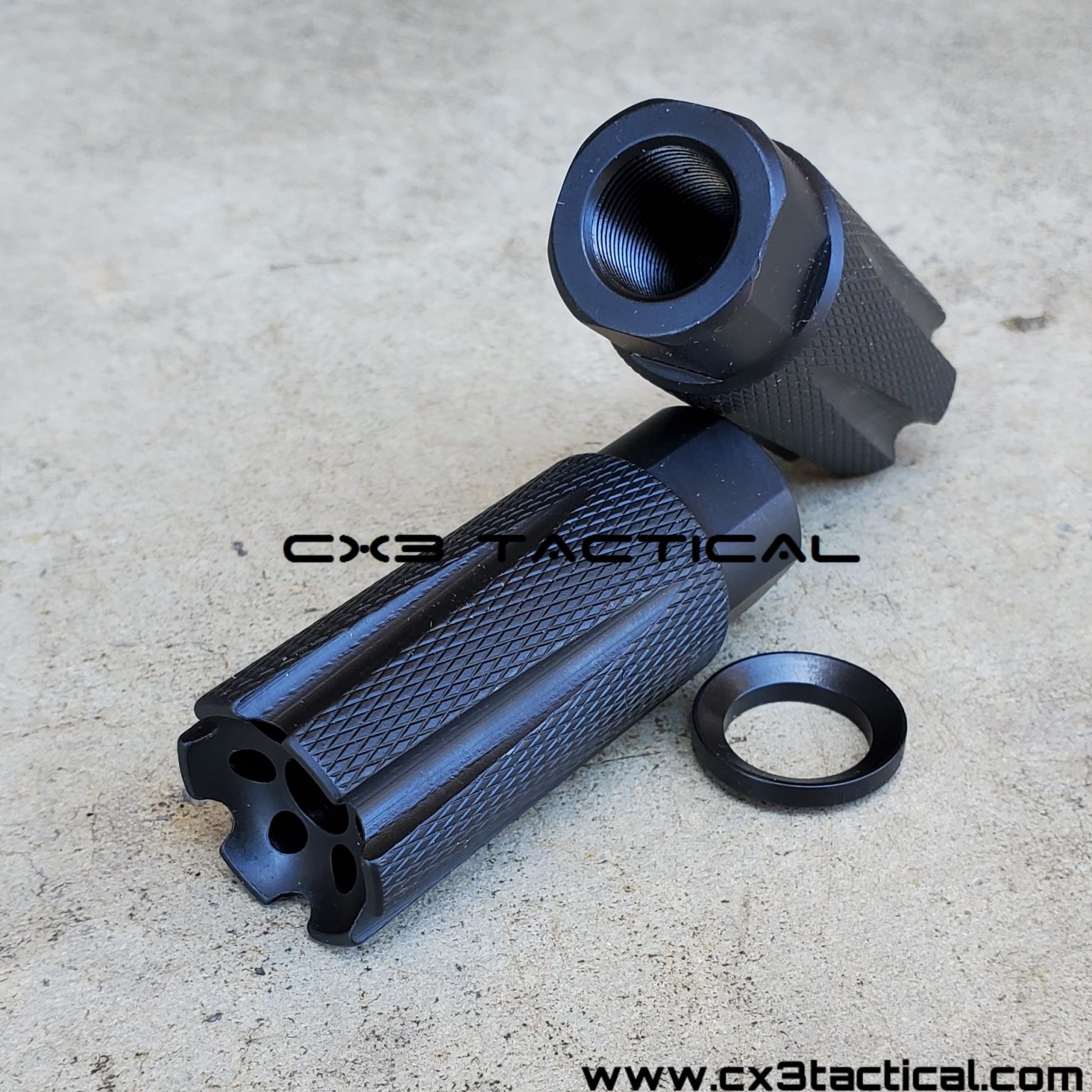 .300 AAC Blackout Linear Compensator Knurled Muzzle Brake Comp 5/8-24 ...