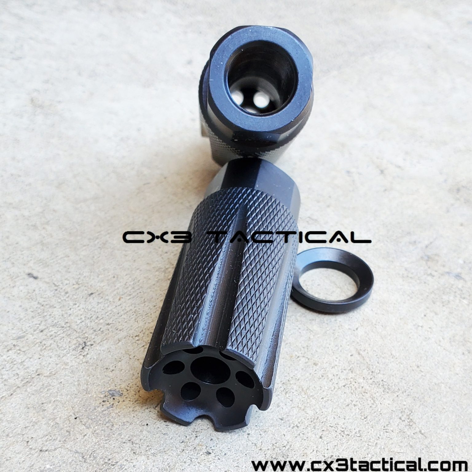 .300 AAC Blackout Linear Compensator Knurled Muzzle Brake Comp 5/8-24 ...