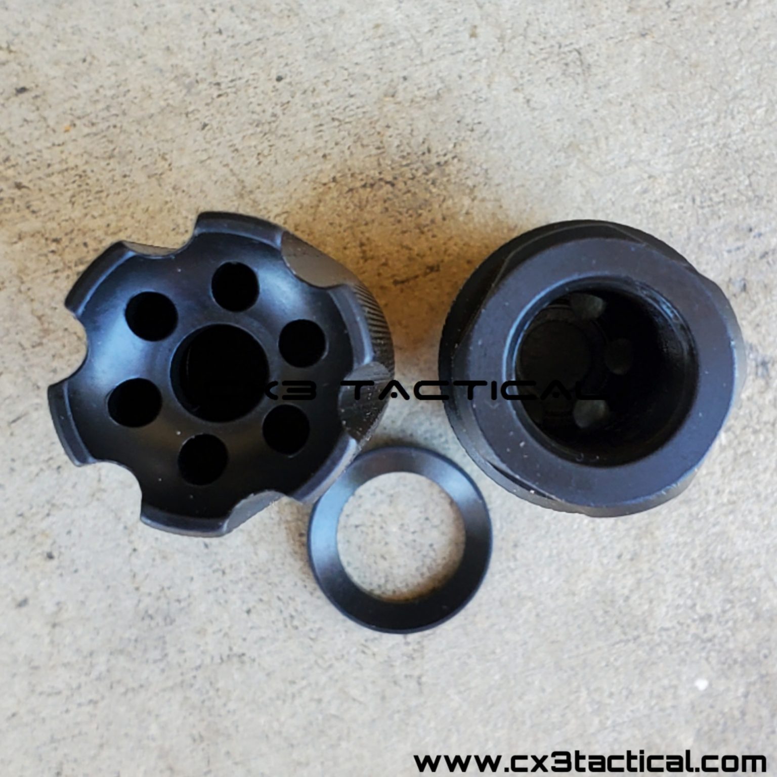 .300 AAC Blackout Linear Compensator Knurled Muzzle Brake Comp 5/8-24 ...