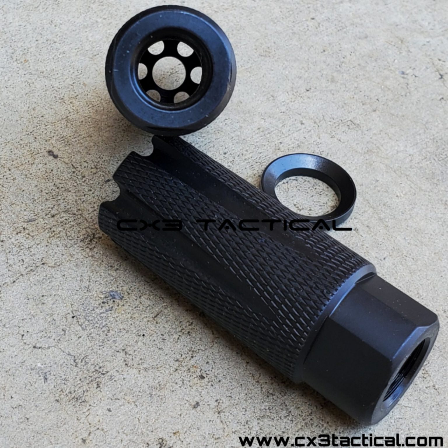 .300 AAC Blackout Linear Compensator Knurled Muzzle Brake Comp 5/8-24 ...