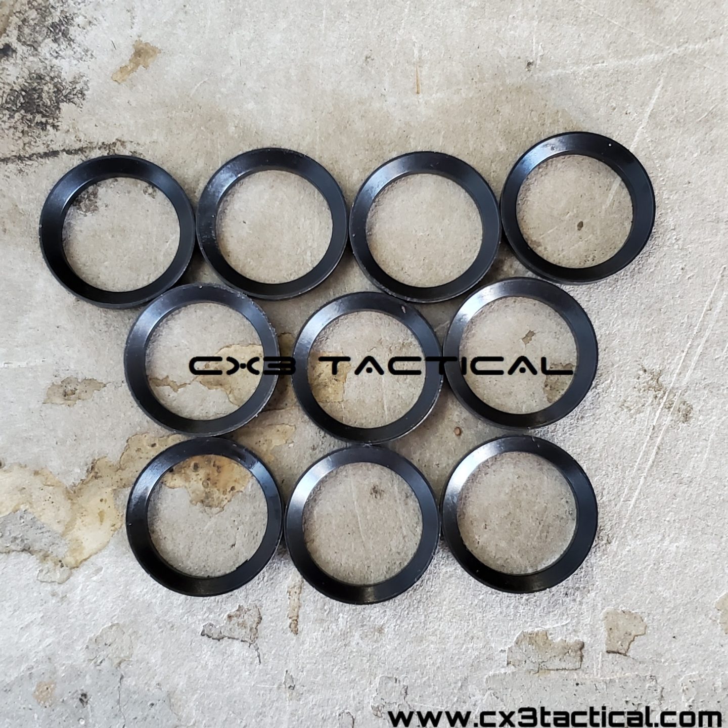 .308 7.62x51 NATO Crush Washer Pack of 10 5/8-24 Black Oxide Crush ...