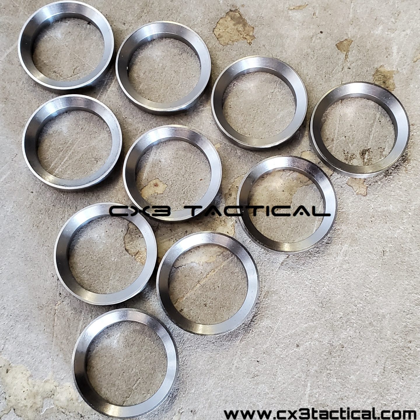 .308 7.62×51 NATO Crush Washer Pack of 10 5/8-24 Stainless Steel Crush ...