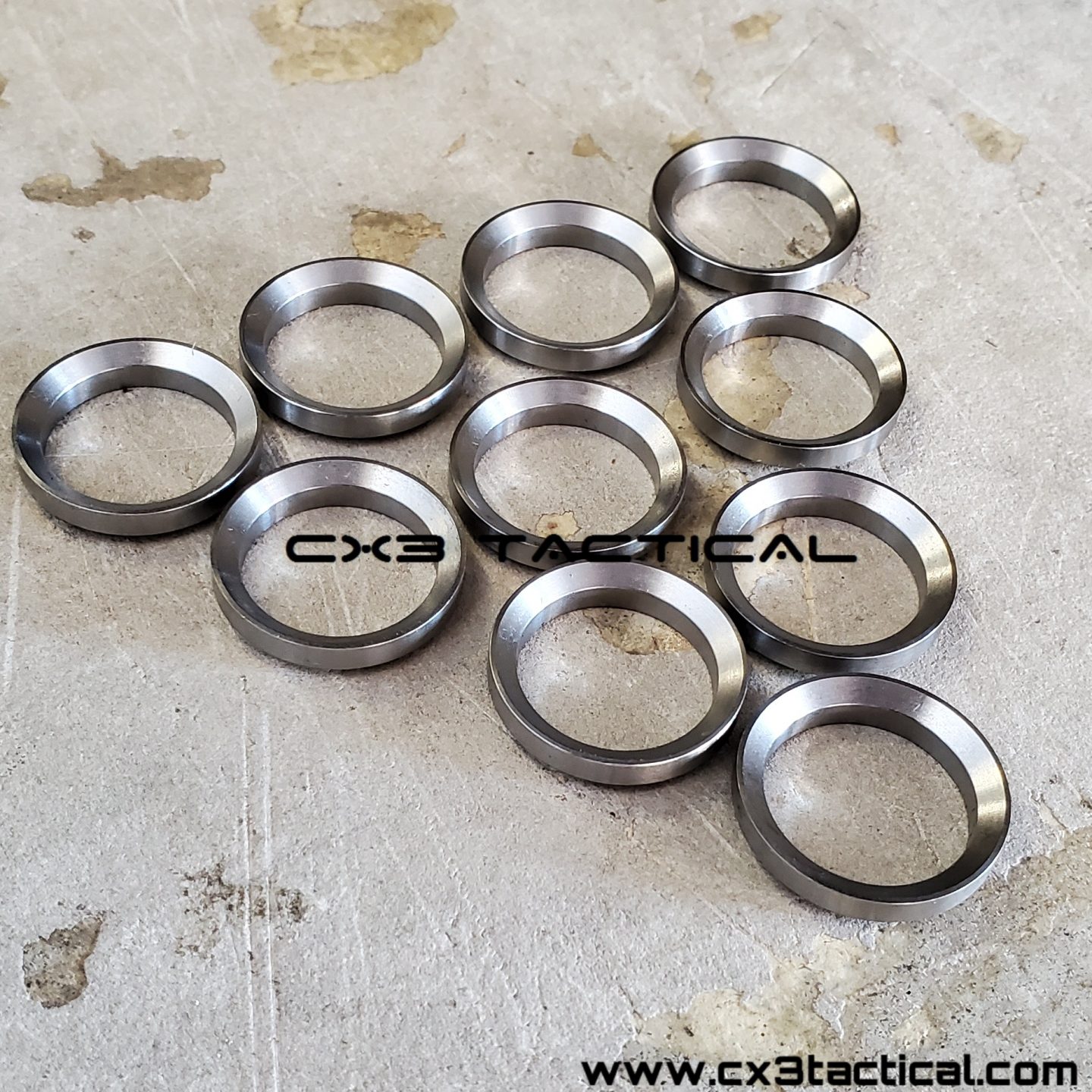 .308 7.62×51 NATO Crush Washer Pack of 10 5/8-24 Stainless Steel Crush ...