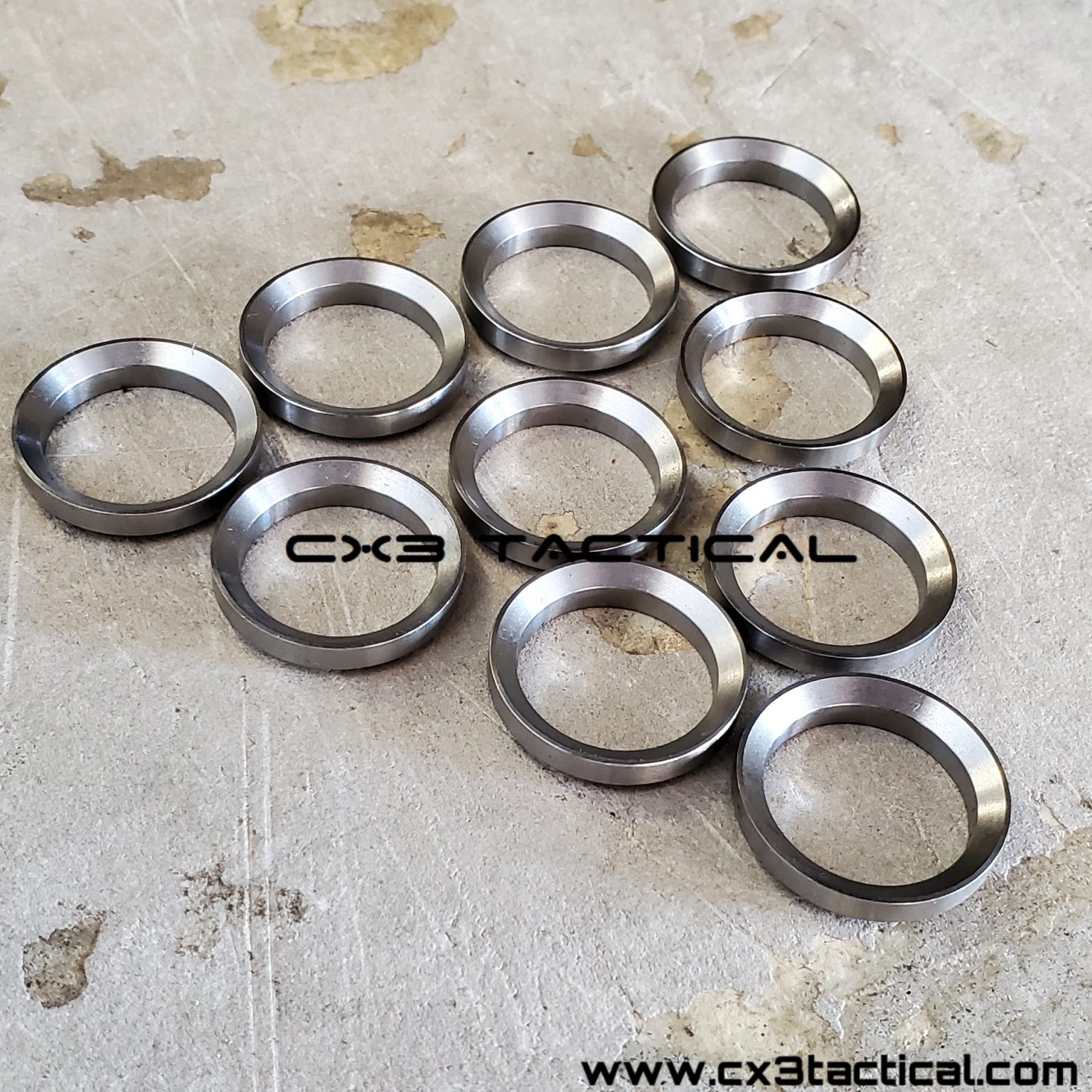 .308 7.62×51 NATO Crush Washer Pack of 10 5/8-24 Stainless Steel Crush ...