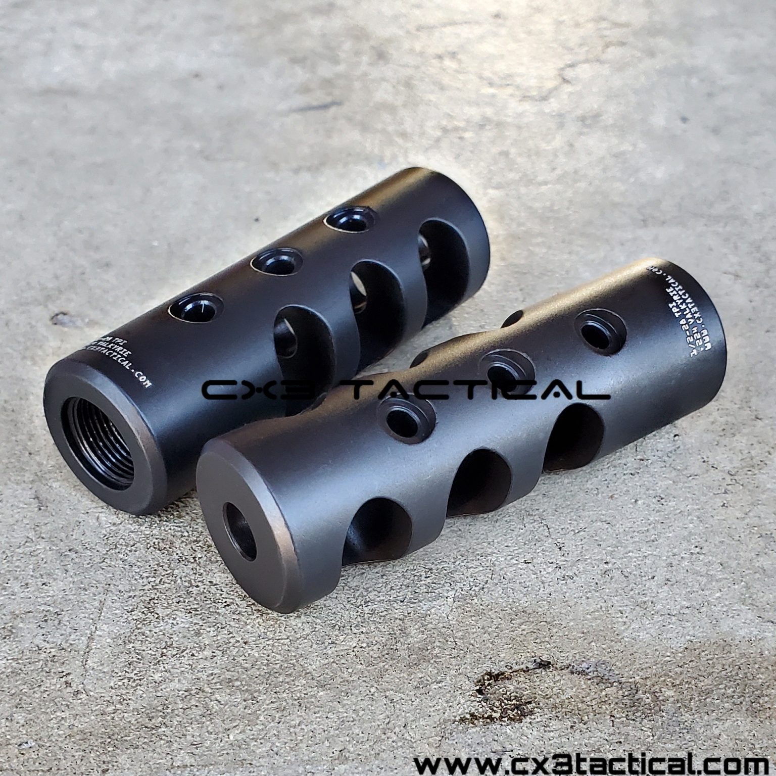 .224 Valkyrie Muzzle Brake Compensator 1/2-28 TPI - CX3TACTICAL™