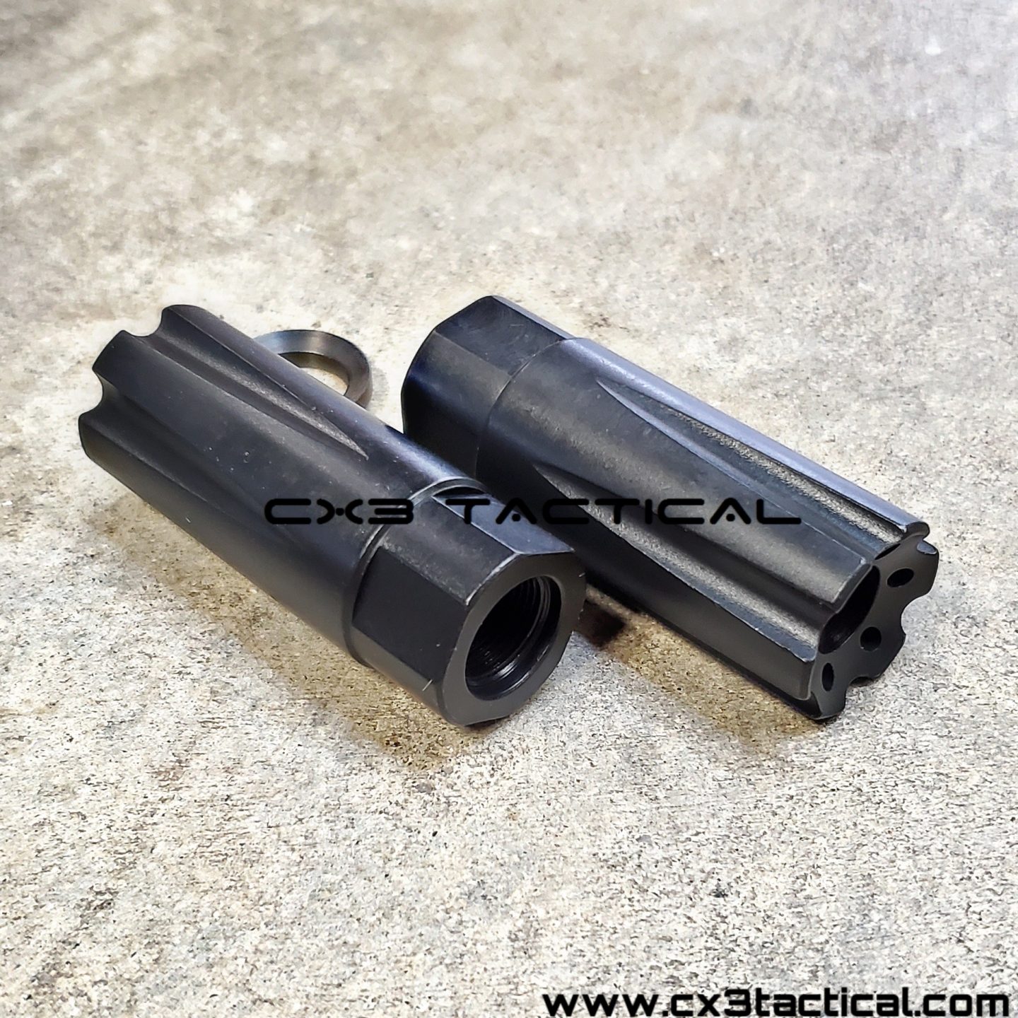 .17 HMR Linear Compensator Muzzle Brake 1/2-28 TPI Smooth Finish .17HMR ...