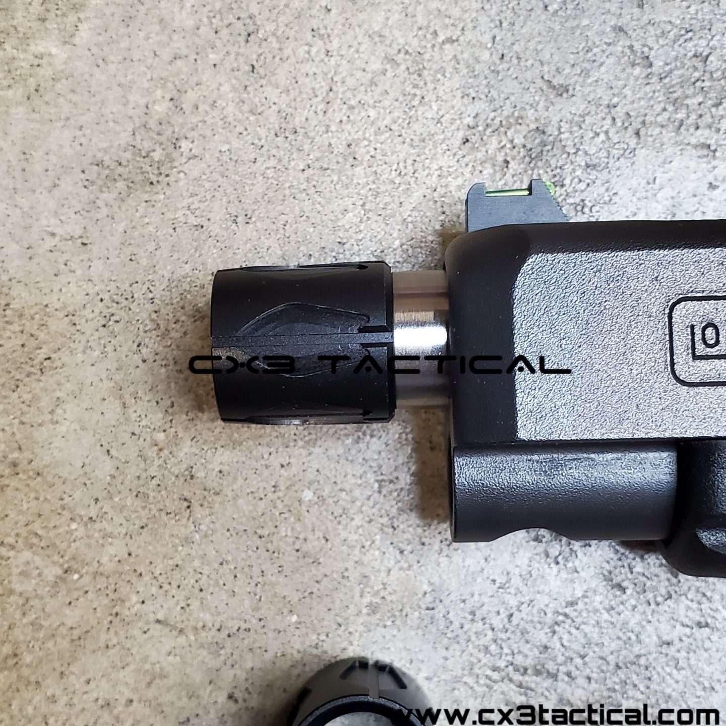 Glock Thread Protector 9mm 1/2-28 TPI Fluted Thread Protector Black ...