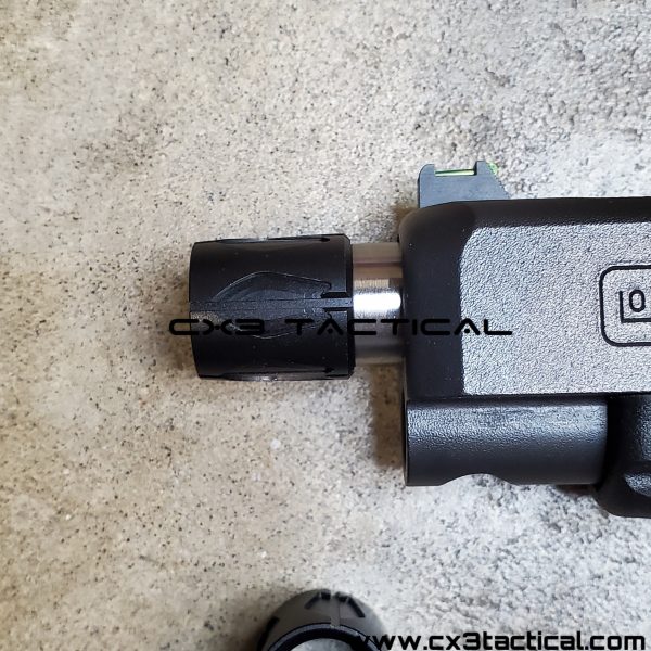 Glock Thread Protector 9mm 1/2-28 TPI Fluted Thread Protector Black ...