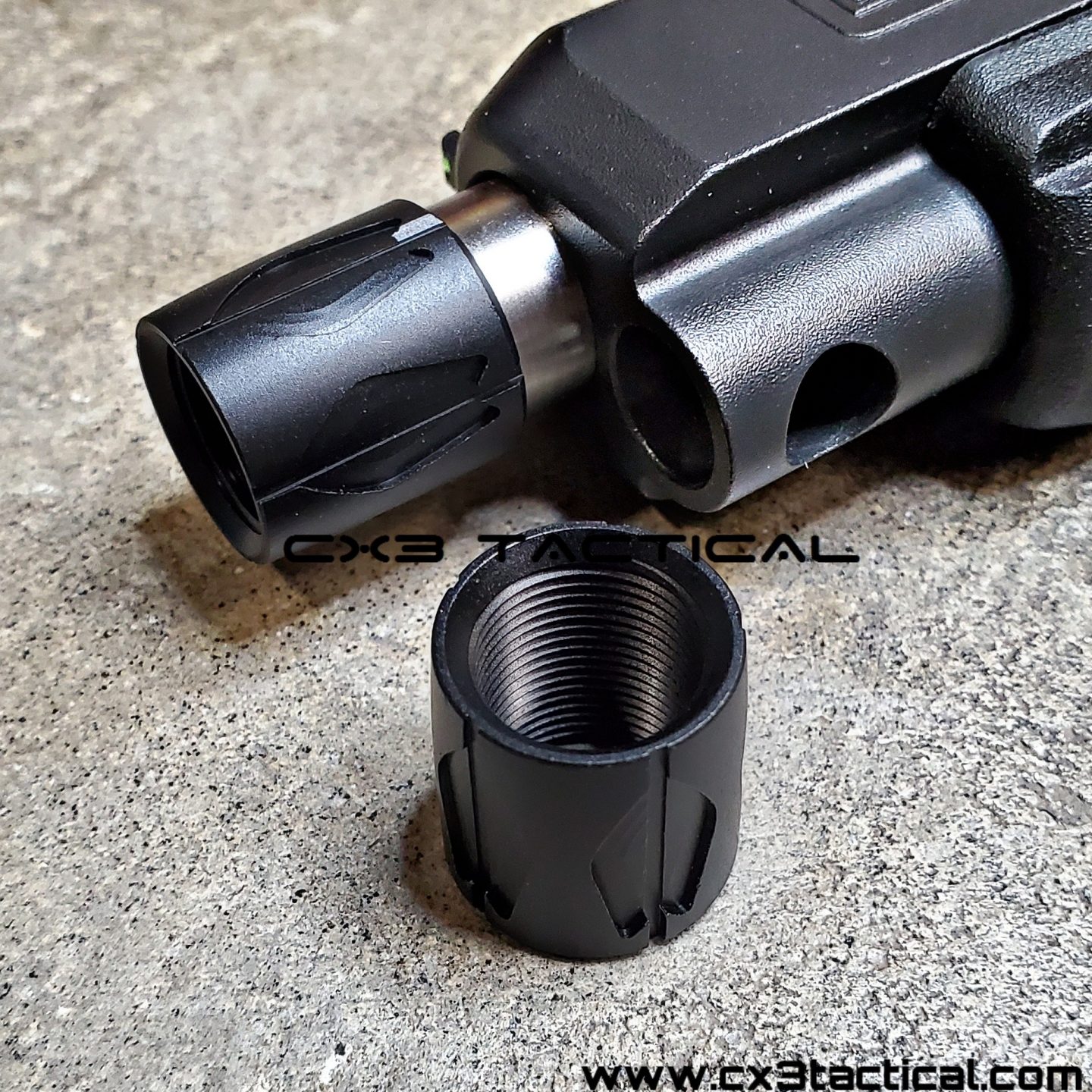 Glock Thread Protector 9mm 1/2-28 TPI Fluted Thread Protector Black ...