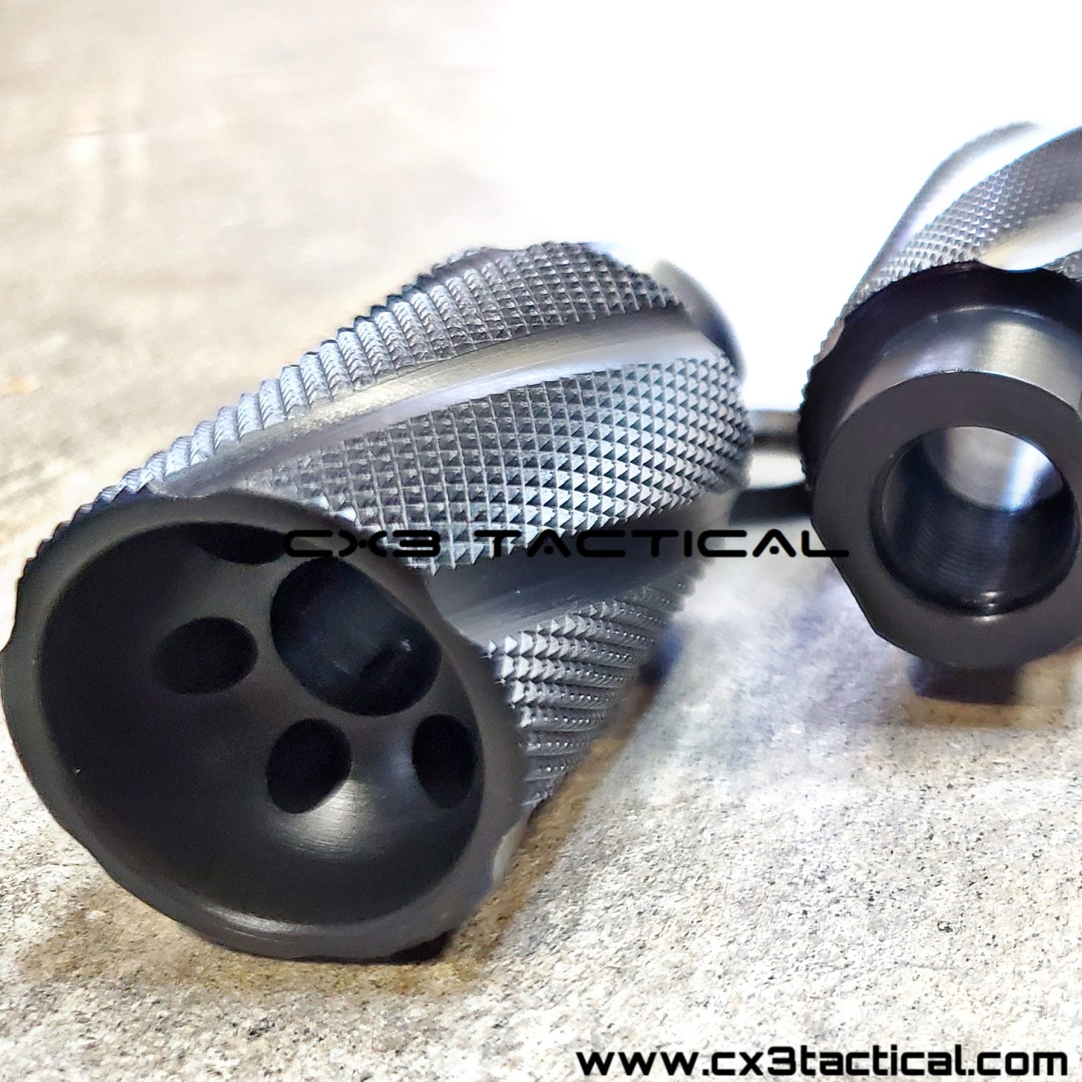 .223 5.56 NATO Linear Compensator 1/2-28 TPI Knurled Muzzle Brake 6 ...