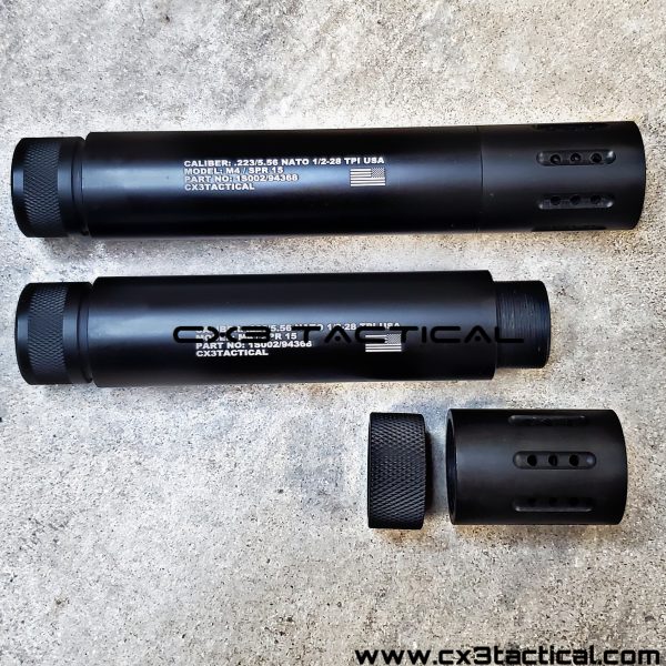 Muzzle Brake Linear Compensator Slip On Shroud Fake Suppressor Can With ...