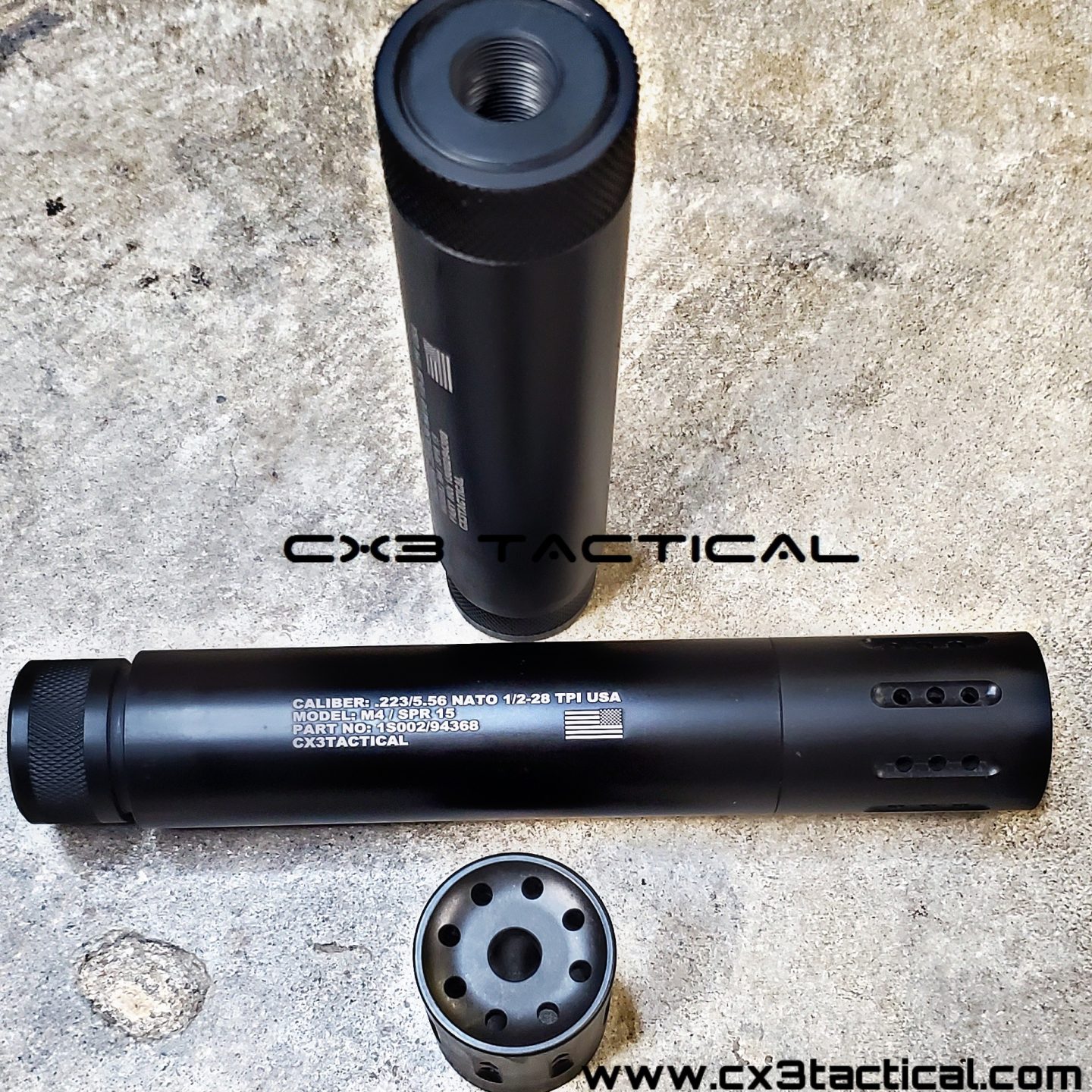 Muzzle Brake Linear Compensator Slip On Shroud Fake Suppressor Can With ...