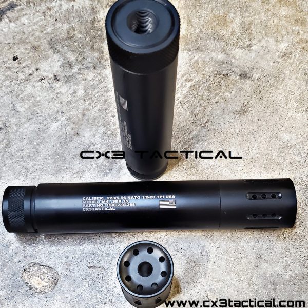 Muzzle Brake Linear Compensator Slip On Shroud Fake Suppressor Can With ...