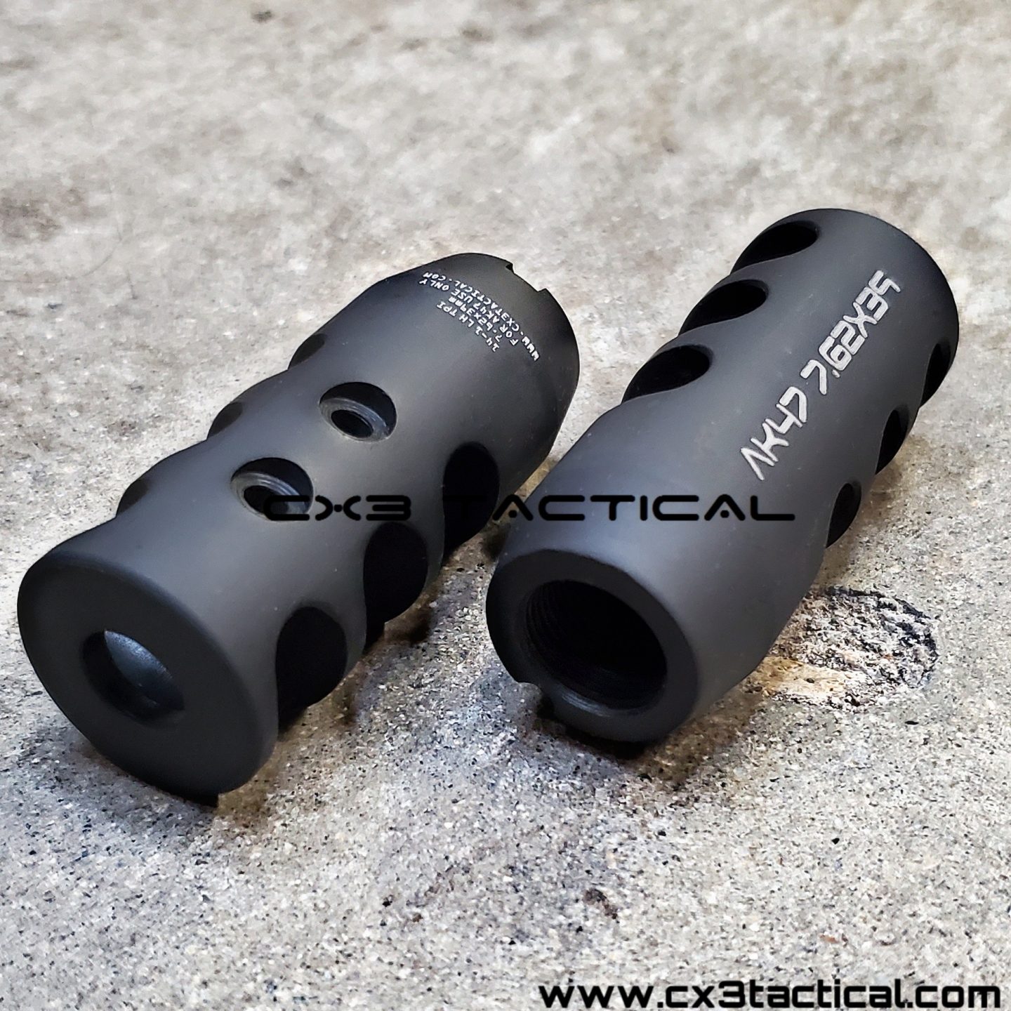 7.62x39 Muzzle Brake Compensator 14-1 LH TPI 14x1 Left Hand Thread AK ...