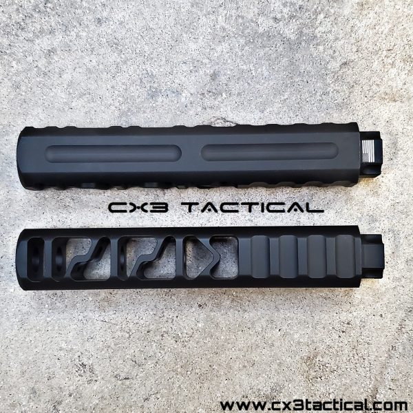 .223 / 5.56 Extra Long Muzzle Brake Compensator 1/2-28 TPI - CX3TACTICAL™