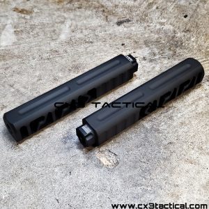 .223 / 5.56 Extra Long Muzzle Brake Compensator 1/2-28 TPI - CX3TACTICAL™