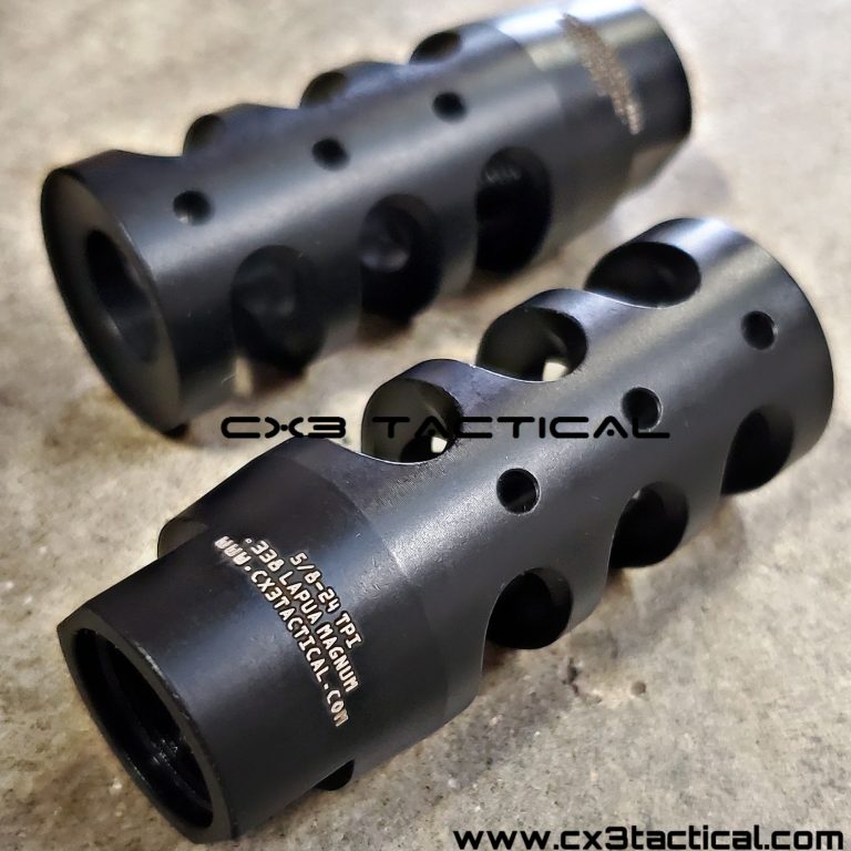 .300 AAC Blackout Muzzle Brake Can Compensator 5/8-24 3% Flag With ...
