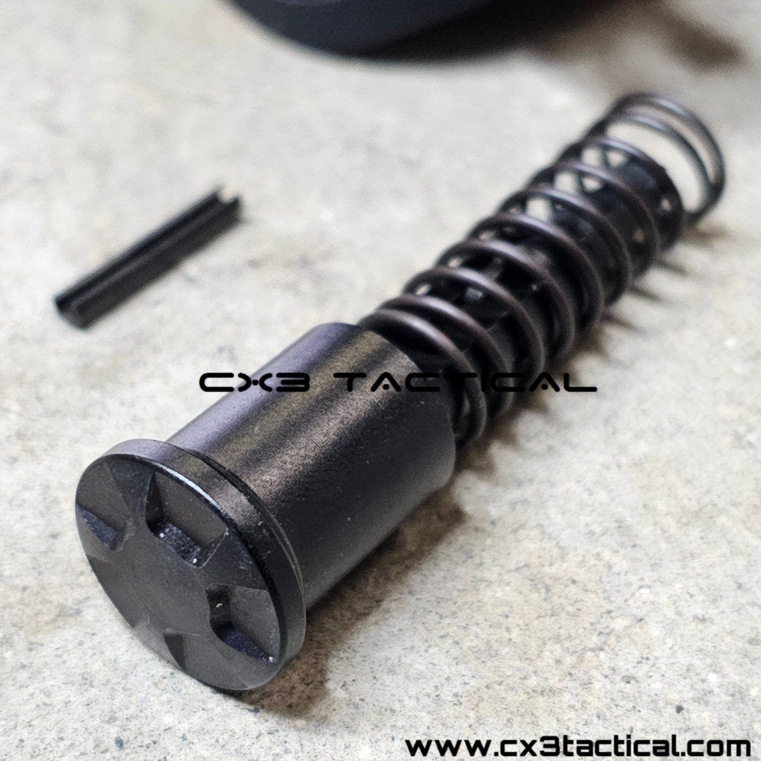 AR15 Forward Assist Assembly T6-6061 Billet Aluminum Black Anodized ...