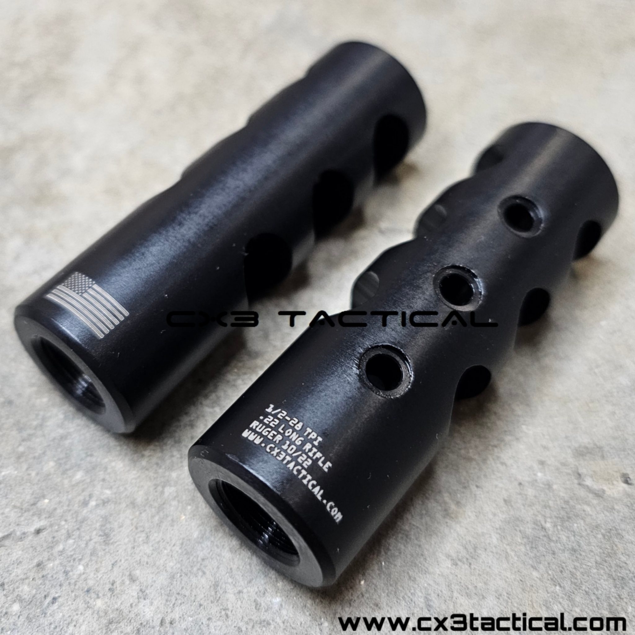 Ruger 10/22 Muzzle Brake 10-22 10 22 Ruger American Ruger Charger ...